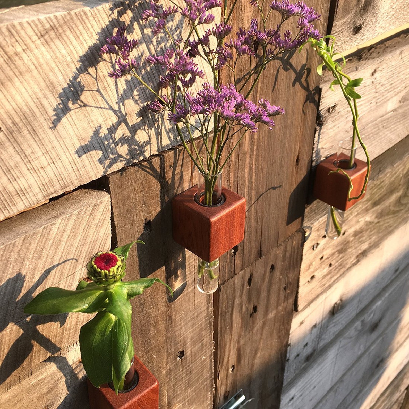 Mini Bud Vase, Mini Diffuser, Solid Wood, Test Tube, Sleek and Cute ...