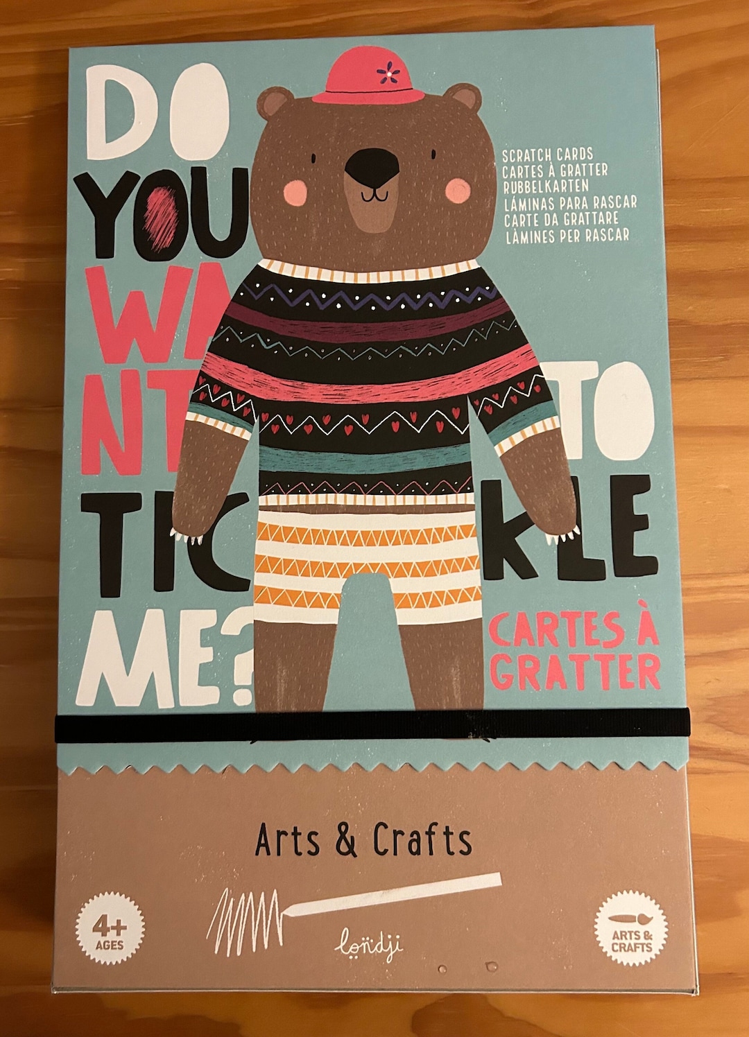 Scratch-off Drawing Kit "do You Want to Tickle Me?" Travel Friendly ...