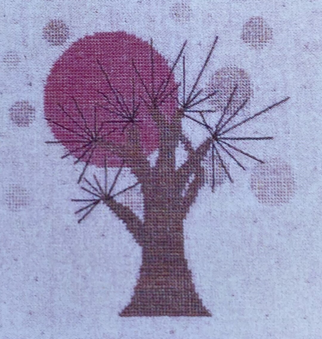 Cross Stitch Kit, Poplar Tree, Stynet Poppel, Danish Handcraft Guild ...