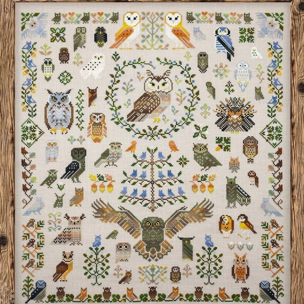 Cross Stitch Sampler - Etsy