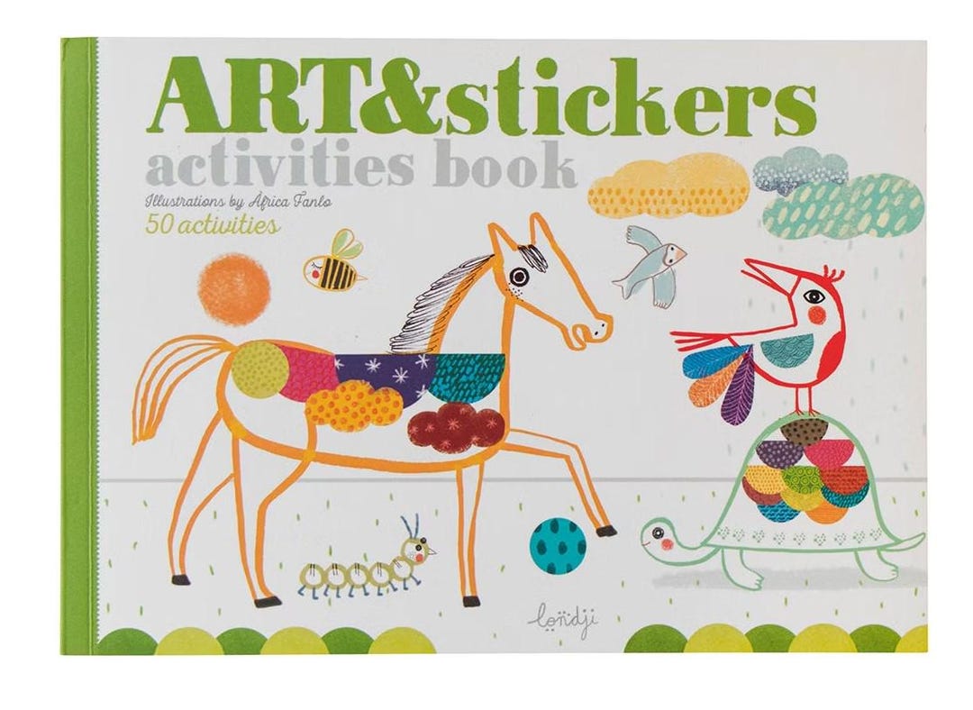 Sticker Art Kit "art & Stickers" Artful Unique Children's Gift ...