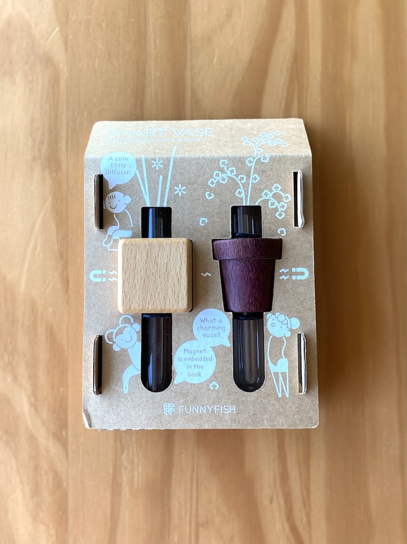 Mini Bud Vase, Mini Diffuser, Solid Wood, Test Tube, Sleek and Cute ...