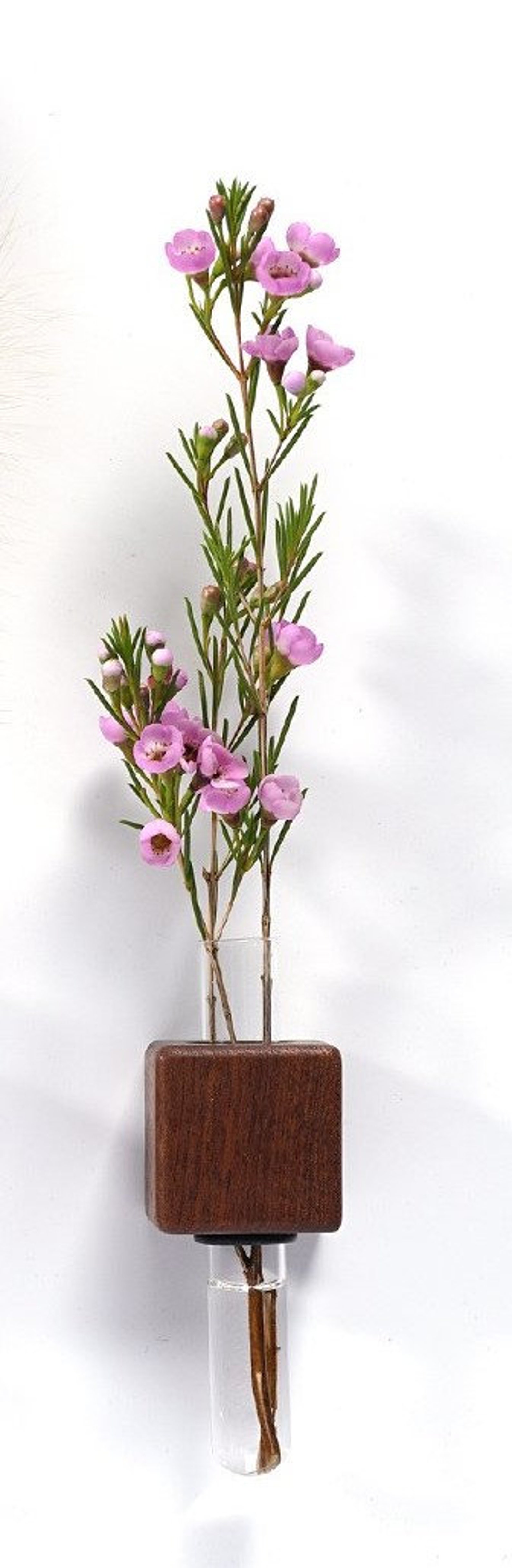 Mini Bud Vase, Mini Diffuser, Solid Wood, Test Tube, Sleek and Cute ...