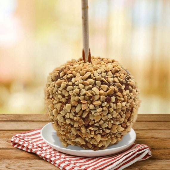 Caramel Apple With Peanut - Etsy