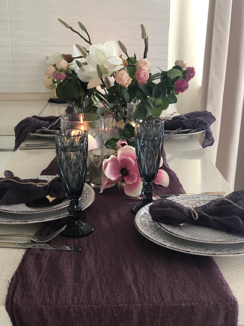 Vintage Rustic Table Runner Many Color Rustic Weddings - Etsy