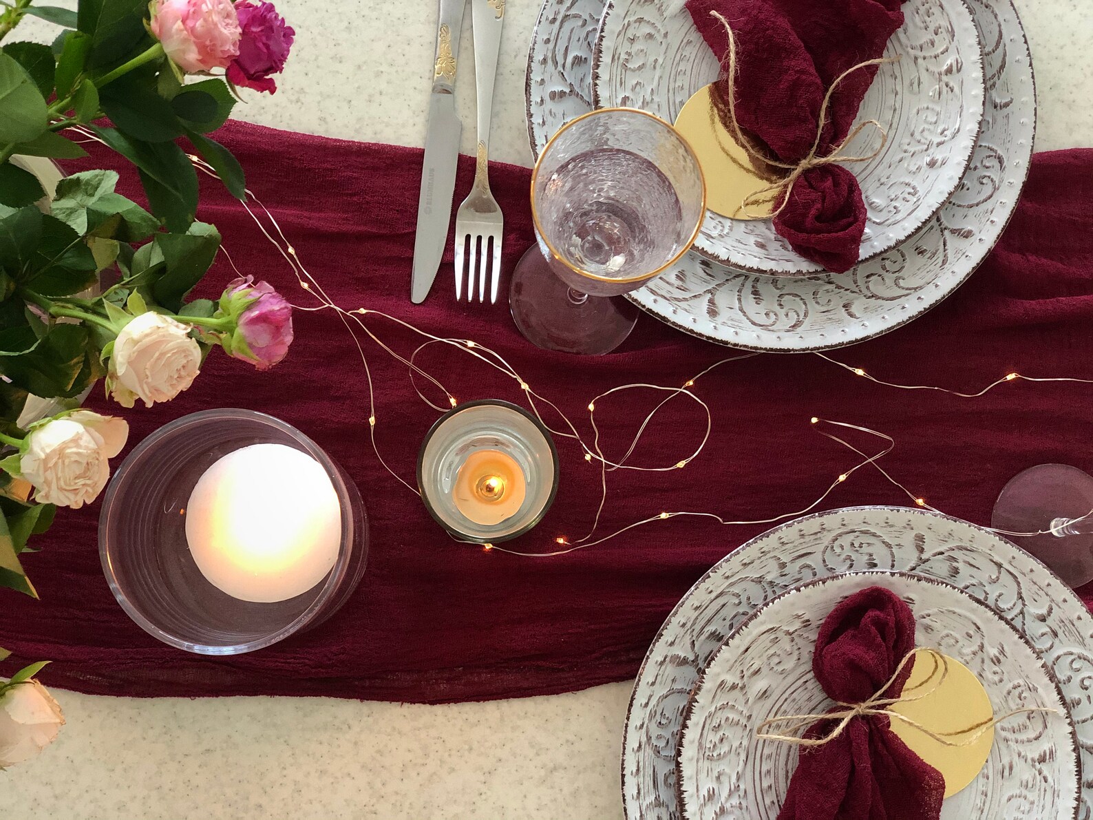 Wedding Cheesecloth Table Runner Color Choise Boho Wedding - Etsy