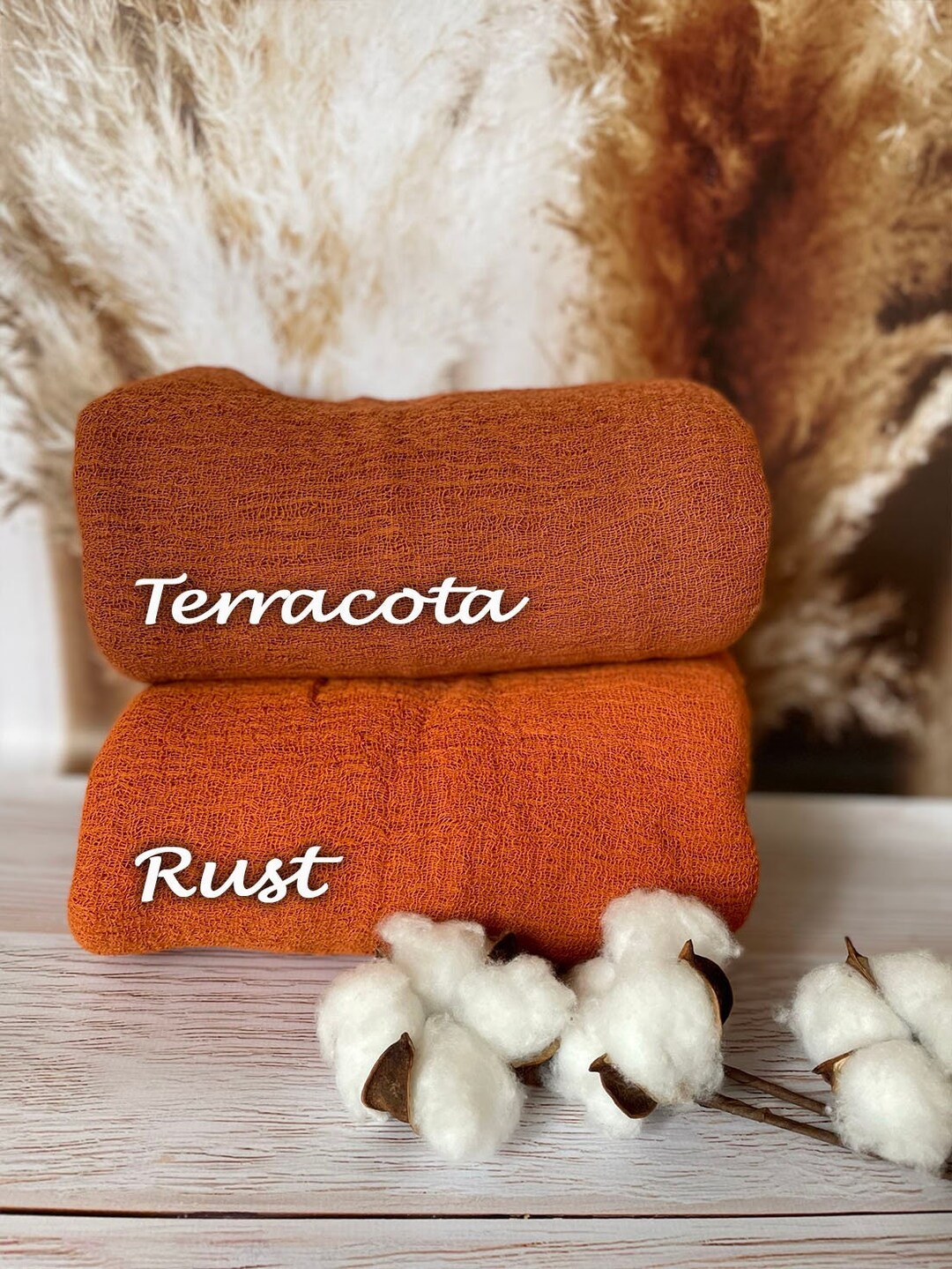 Terracotta Table Centerpiece Wedding Cheese Cloth Runner Gauze Table ...