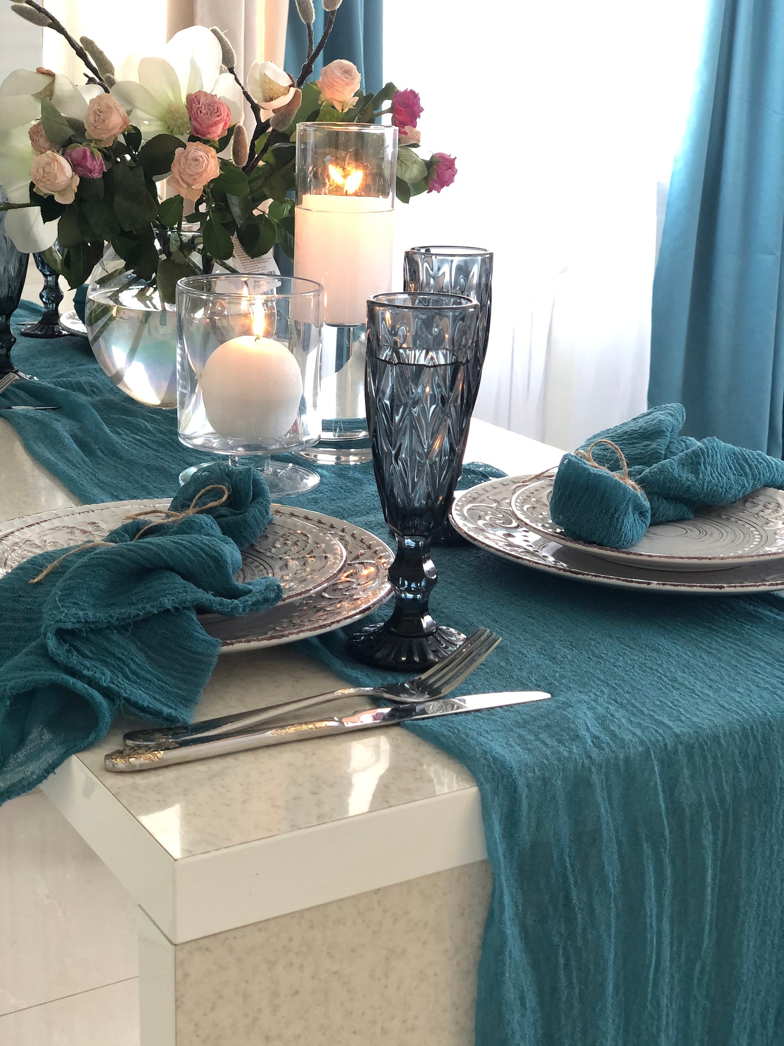 Vintage Rustic Table Runner Many Color Rustic Weddings - Etsy