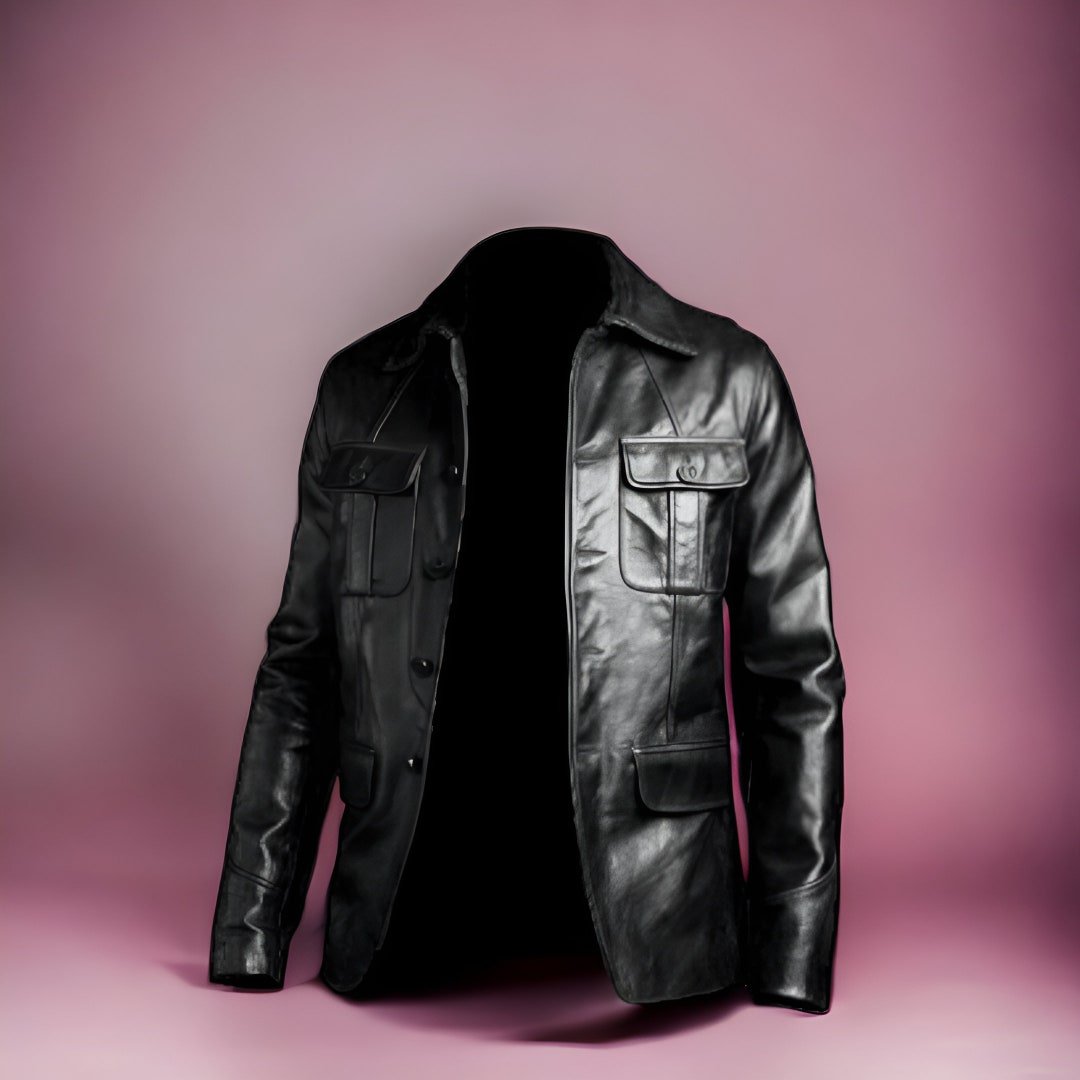 Genuine Leather Handmade Leather Jacket Men, Specially Designed for ...