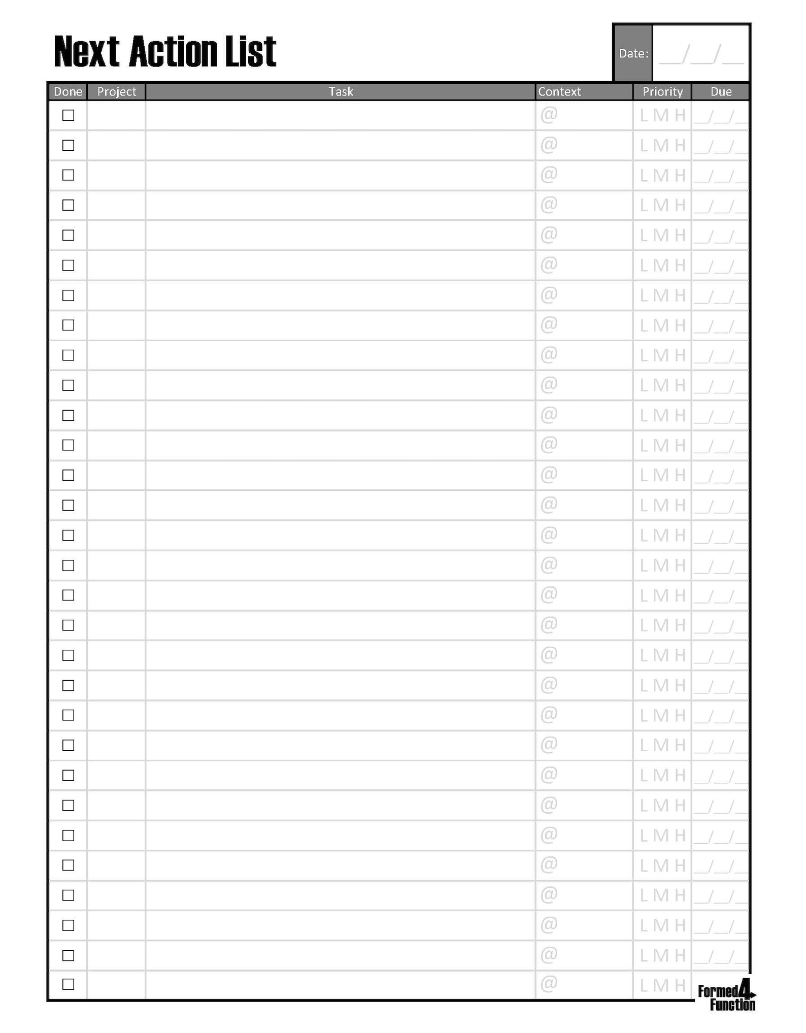 Getting Things Done (GTD) Inspired Workbook Pages - Etsy