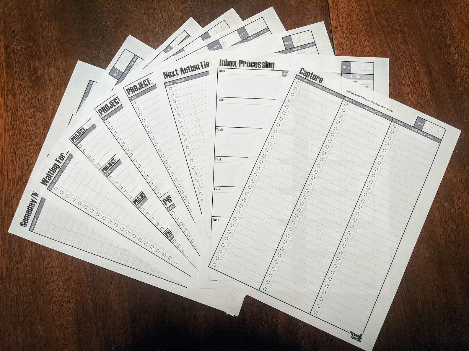 Getting Things Done (GTD) Inspired Workbook Pages - Etsy Canada