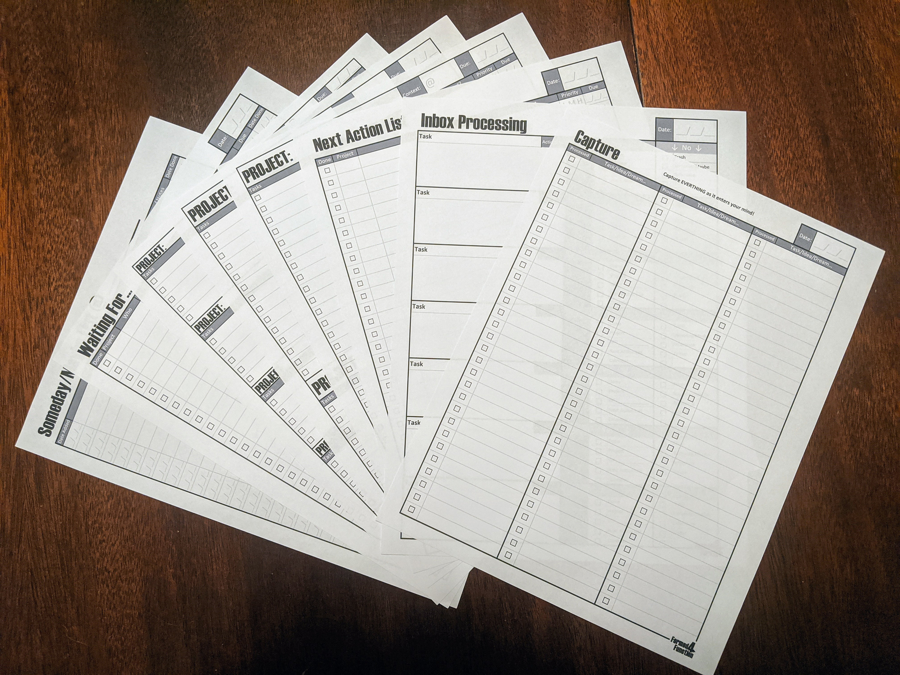 Getting Things Done (GTD) Inspired Workbook Pages - Etsy