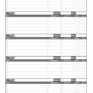 Getting Things Done (GTD) Inspired Workbook Pages - Etsy