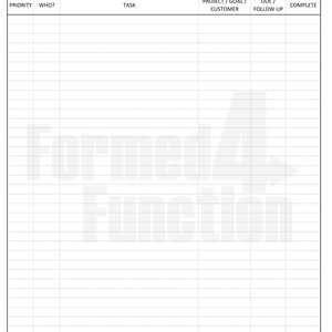 GTD Inspired, E-ink Optimized Workbook Built for Sales - Pages Linked ...