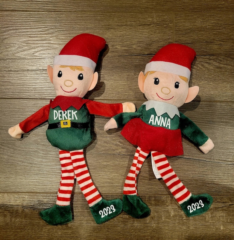 Personalized Christmas Elves, Plush Elves, Girl Elves, Boy Elves ...