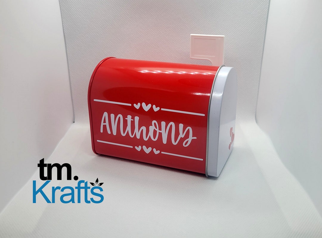 Personalized Mini Mailbox With Heart / Valentine's Day / Party Favors ...