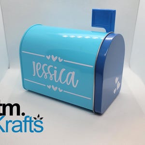Personalized Mini Mailbox With Heart / Valentine's Day / Party Favors ...