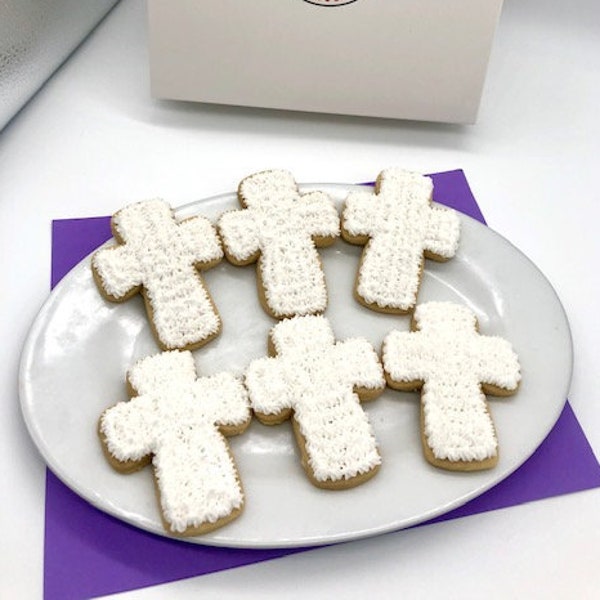 Cross Sugar Cookies - Etsy