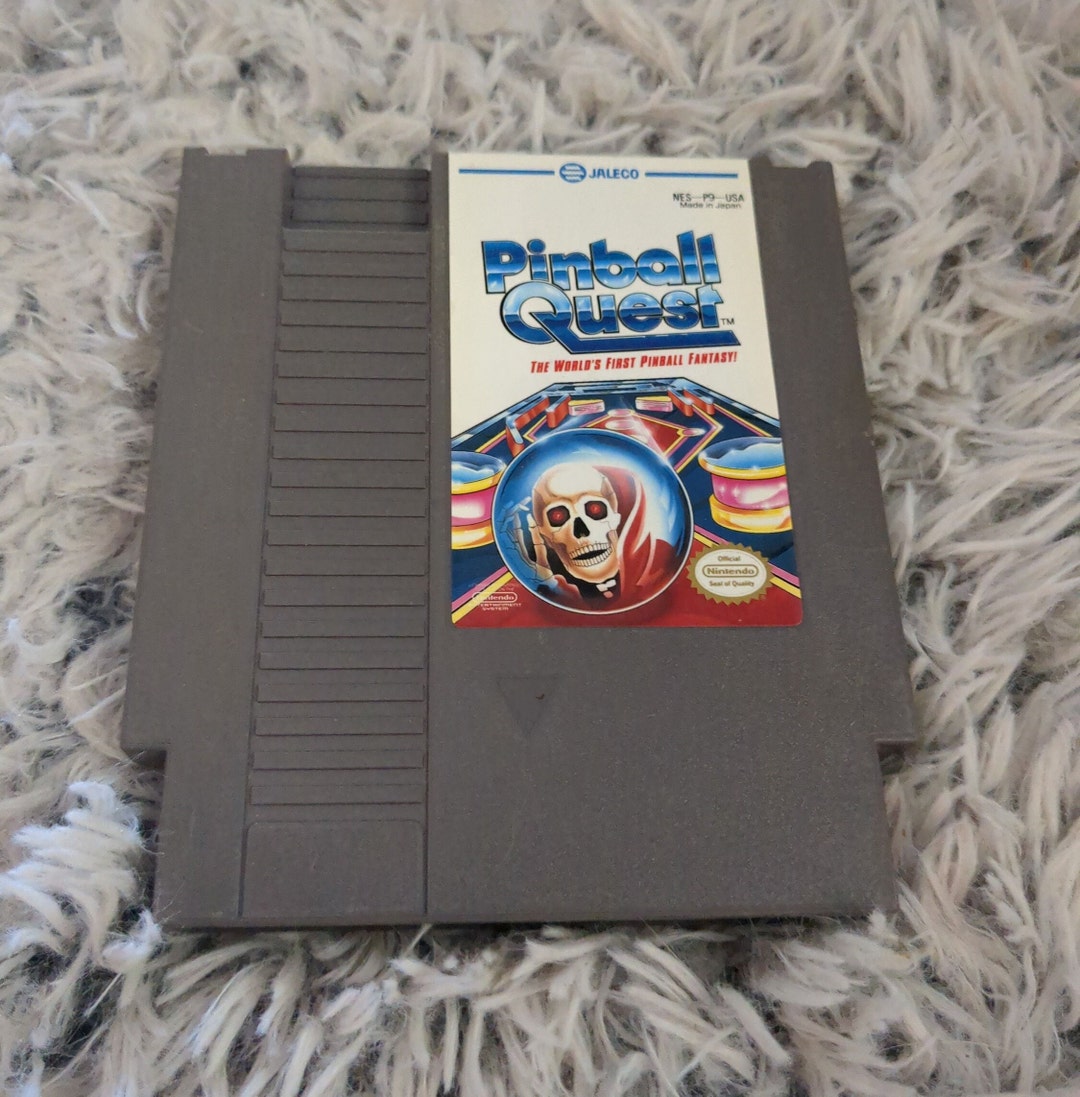 Nintendo Pinball Quest NES - 1989 Original Game Cartridge - Nintendo ...