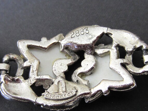 Arcansas Elizabeth Reimer Link Bracelet in Silver Ton… - Gem