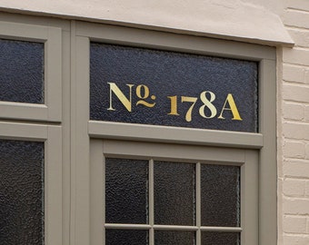 House Number Decal - Etsy