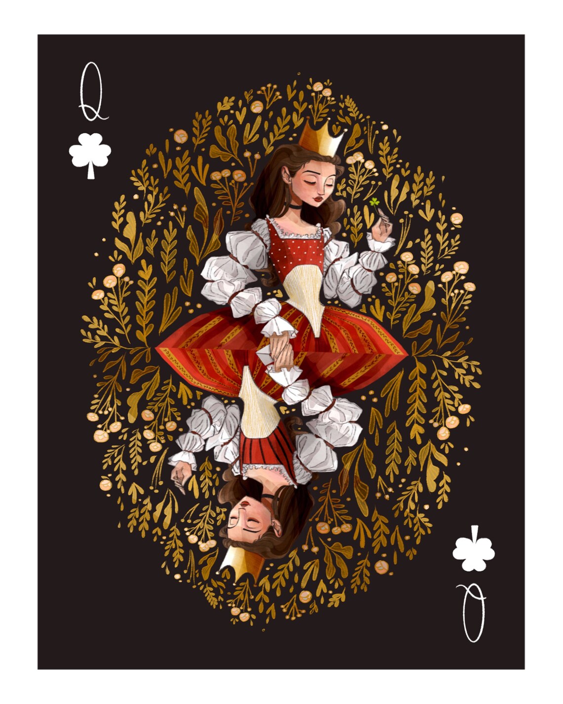 Customized Face Playing Card Portrait | Etsy