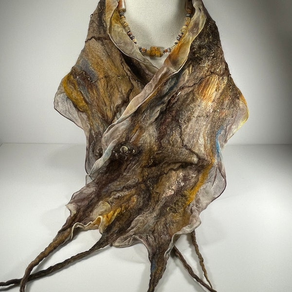 Nuno Felt Scarf - Etsy