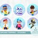 Pk XD for Boy Cupcakes Toppers, Pkxd Games Printable Toppers, Pkxd ...