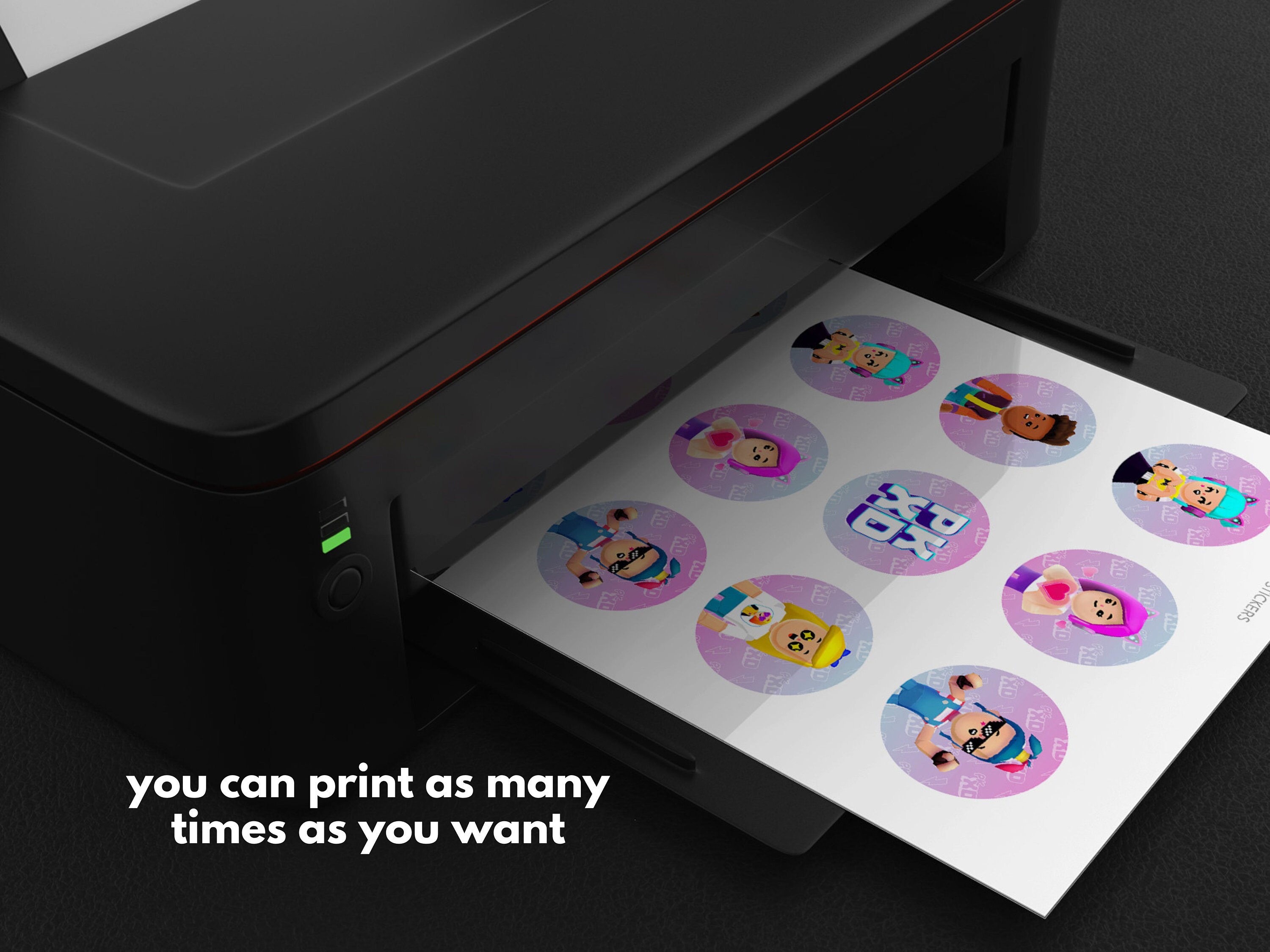 Pk XD for Girl Cupcakes Toppers, Pkxd Games Printable Toppers, Pkxd ...