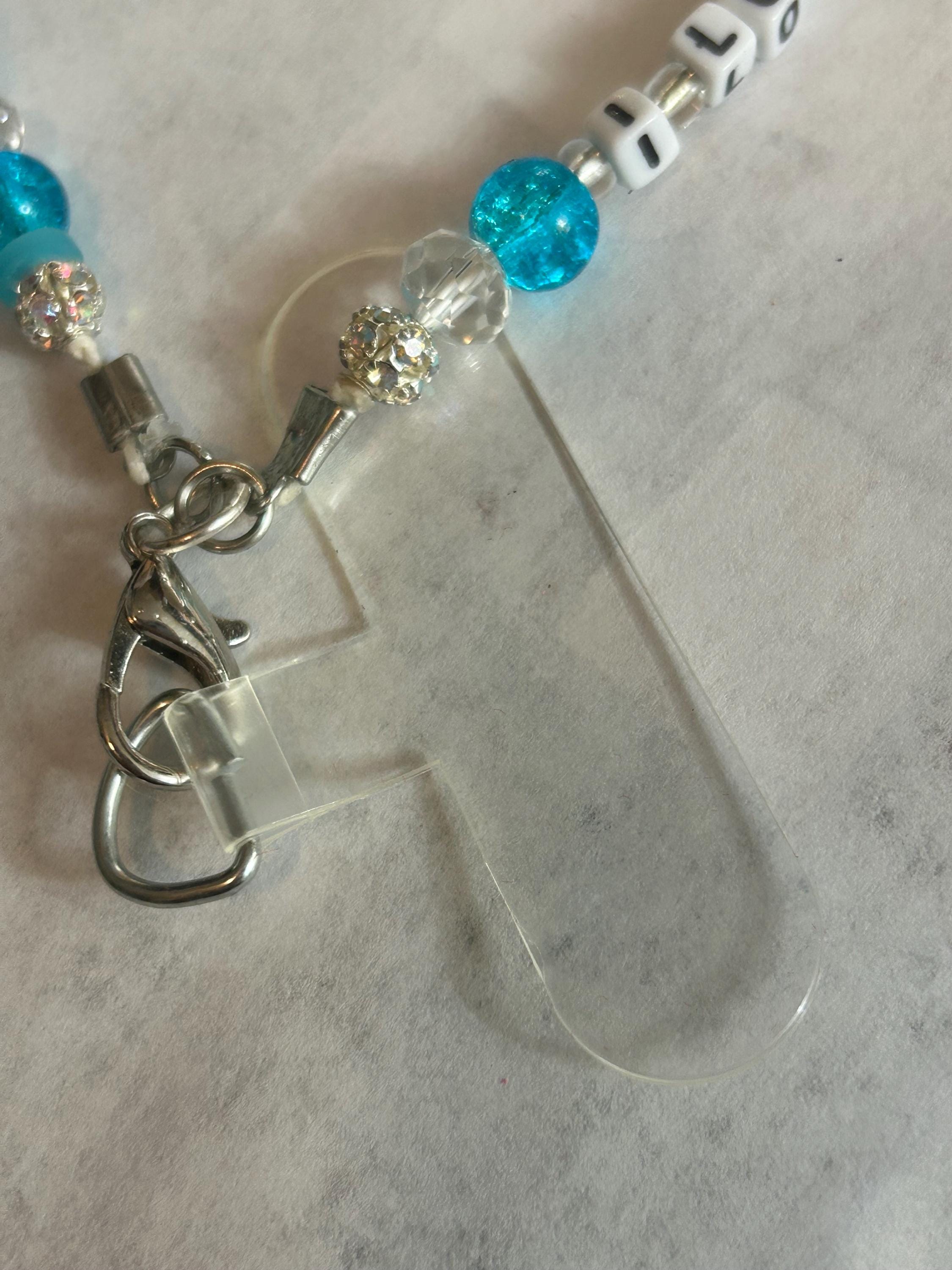 Hand Beaded I Love Me Cell Phone Wristlet Glass/plastic - Etsy