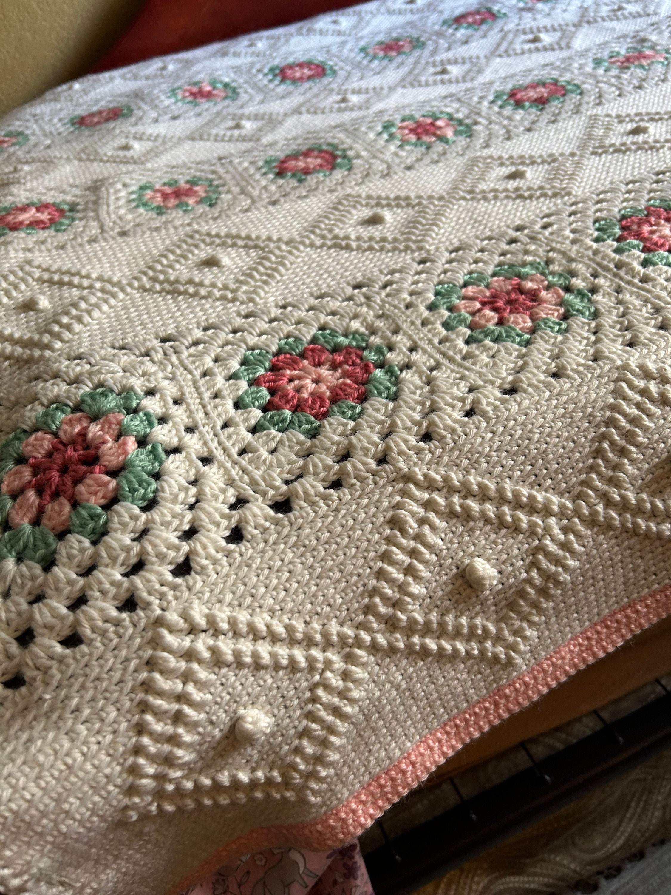 Crochet Blanket Handmade Beautiful - Etsy