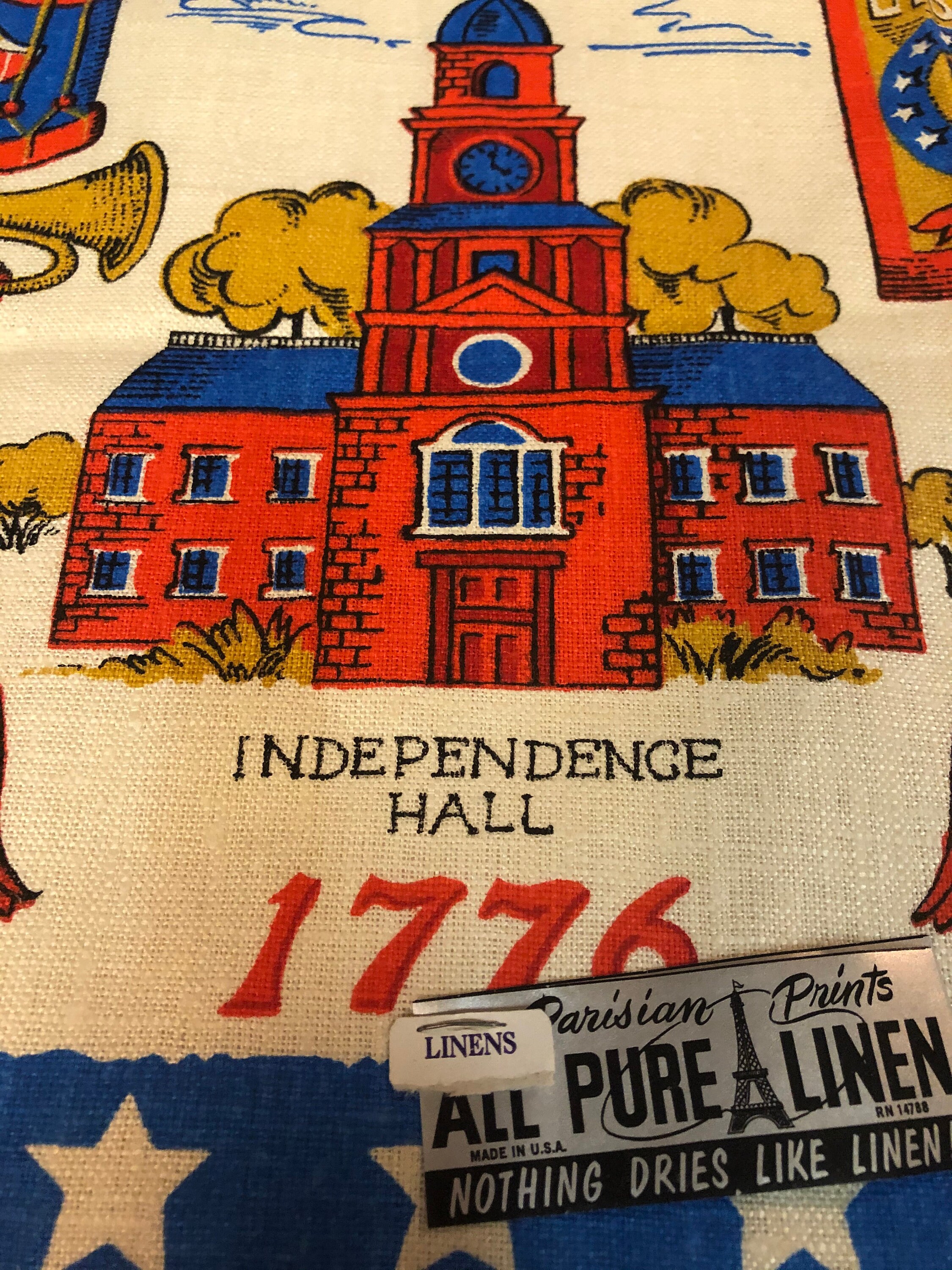 Tea Towels Kitchen & Dining Linens Vintage All Pure Linen 28” x 16 ...