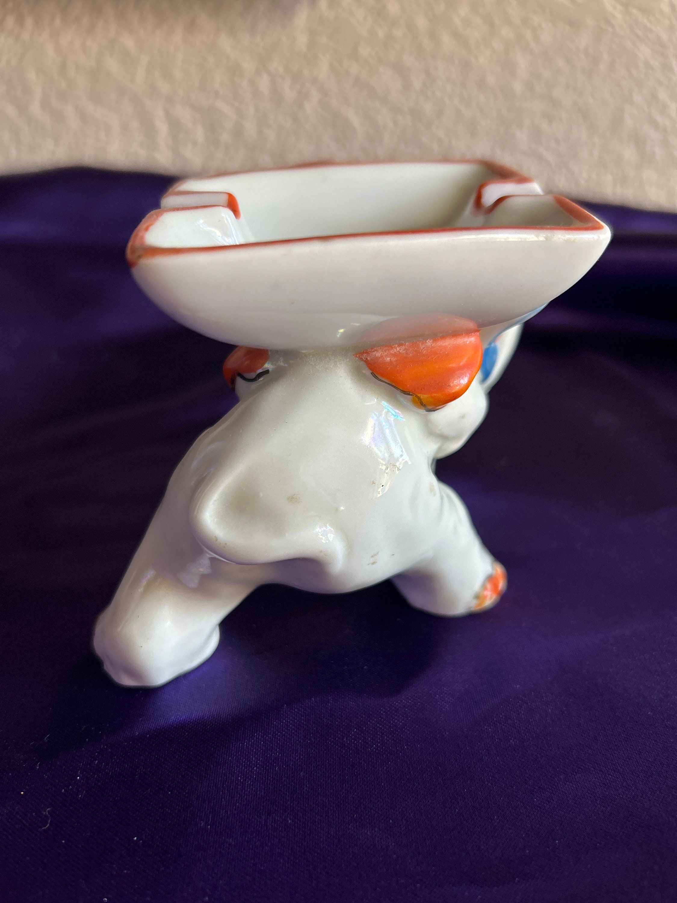 Elephant Ashtray Porcelain Vintage Japan - Etsy