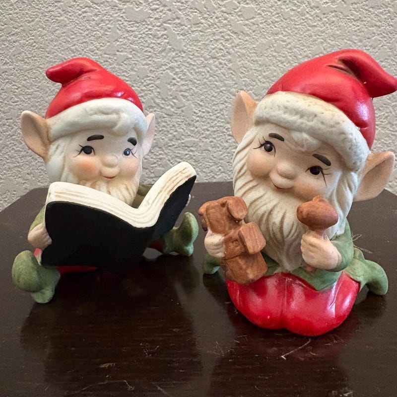 Homco Elves - Etsy