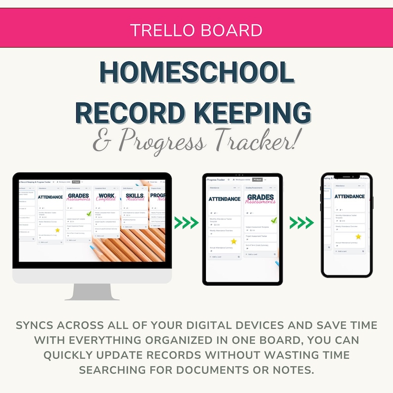 Homeschool Record Keeping & Progress Tracker | Digital Organizer for ...