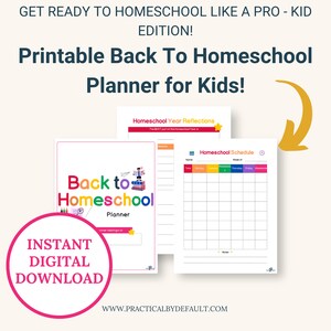 Back to Homeschool, Back to School, Homeschool, Homeschool Planner ...