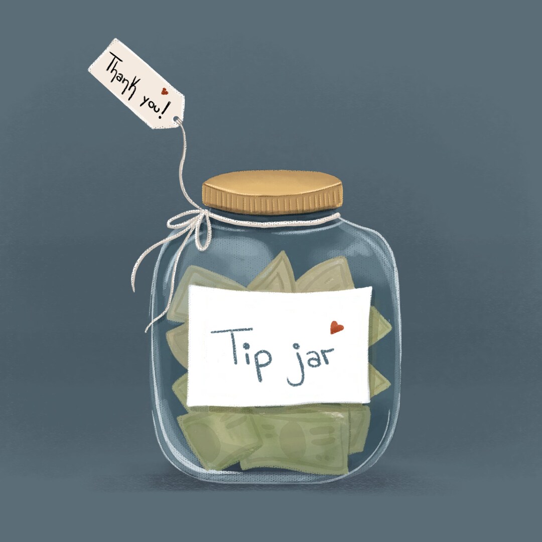 We Accept Tips! - Etsy