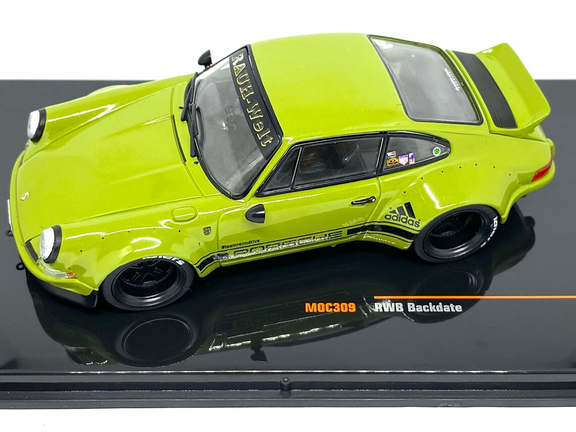 1:43 Scale IXO Model of a Porsche 911 RWB Sports Car in Olive - Etsy