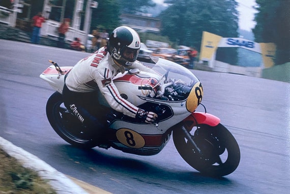 Large 12 X 8 Photo of Giacomo Agostini Riding for the Yamaha - Etsy