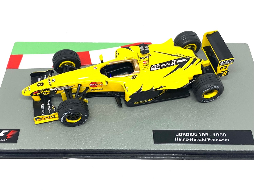1:43 Scale Model of Heinz-harald Frentzen's 1999 Jordan 199 F1 Car ...