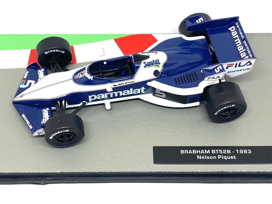 Modelo a escala 1:43 del Brabham BT52B F1 Car de Nelson Piquet - Etsy México