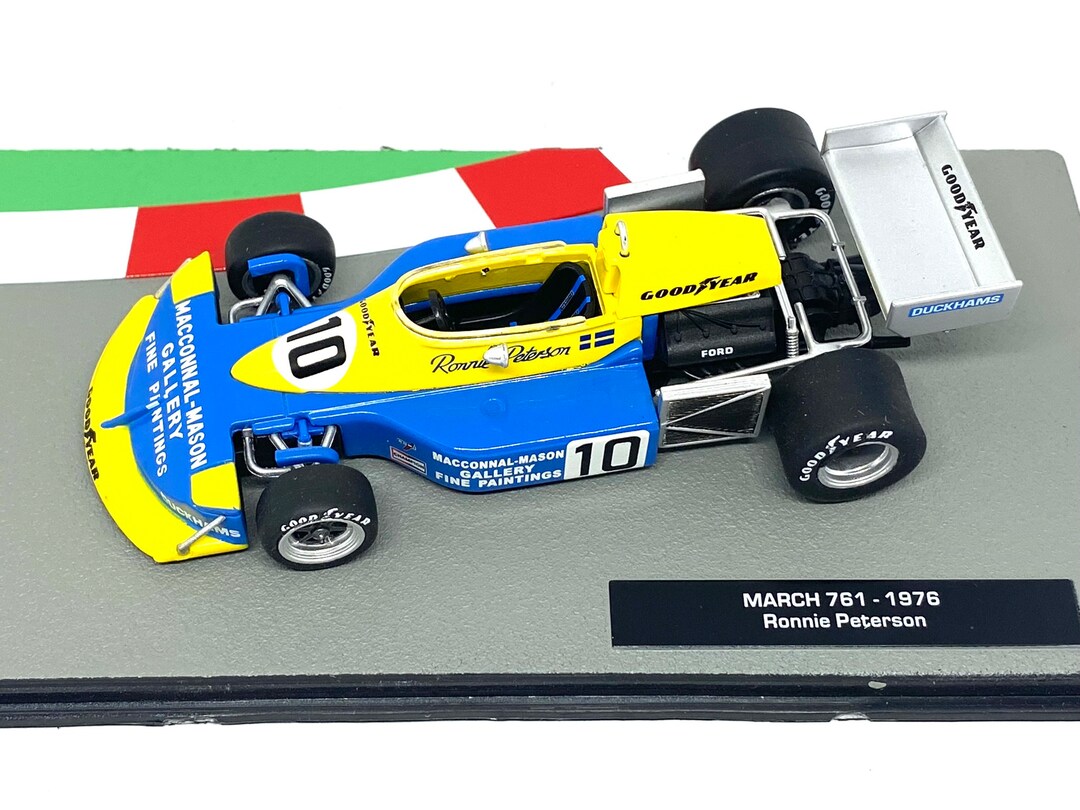 1:43 Scale Model of Ronnie Peterson's 1976 March 761 F1 Car, Formula One Collectors Model Car - Etsy