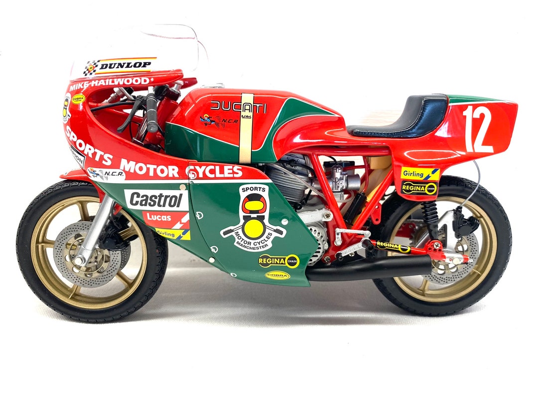 1:12 Scale Minichamps Ducati 900 Model Bike Mike Hailwood 1978 IOM TT ...