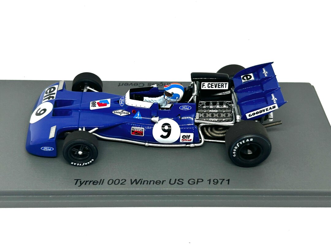 1:43 Scale Spark Model of a Tyrell 002 F1 Car as Driven by F - Etsy