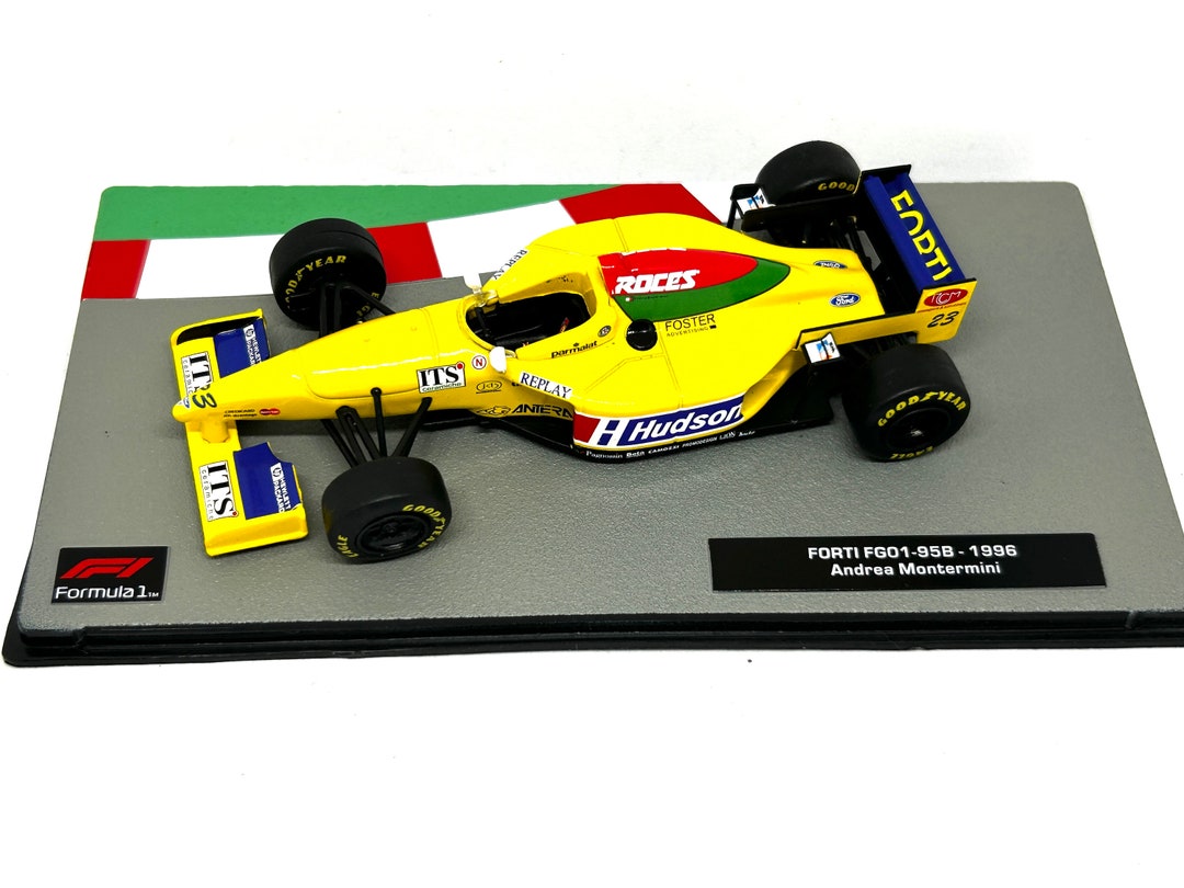 1:43 Scale Model of Andrea Montermini's 1996 Forti FG01-95B F1 Car ...