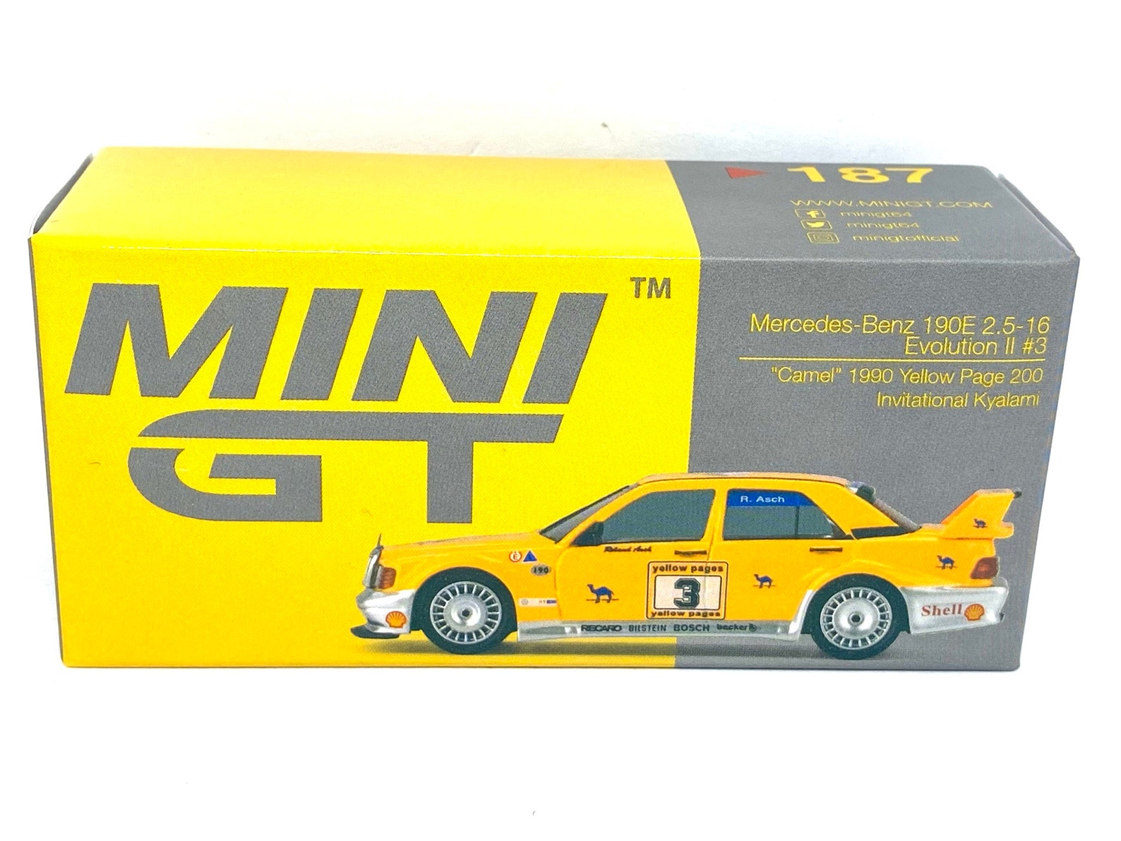 1:64 Scale Diecast Mini GT TSM Model Mercedes Benz 190E DTM - Etsy