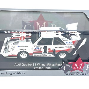 1:43 Scale CRM Classic Model Replicars Model of a Audi Quattro S1 Rally ...