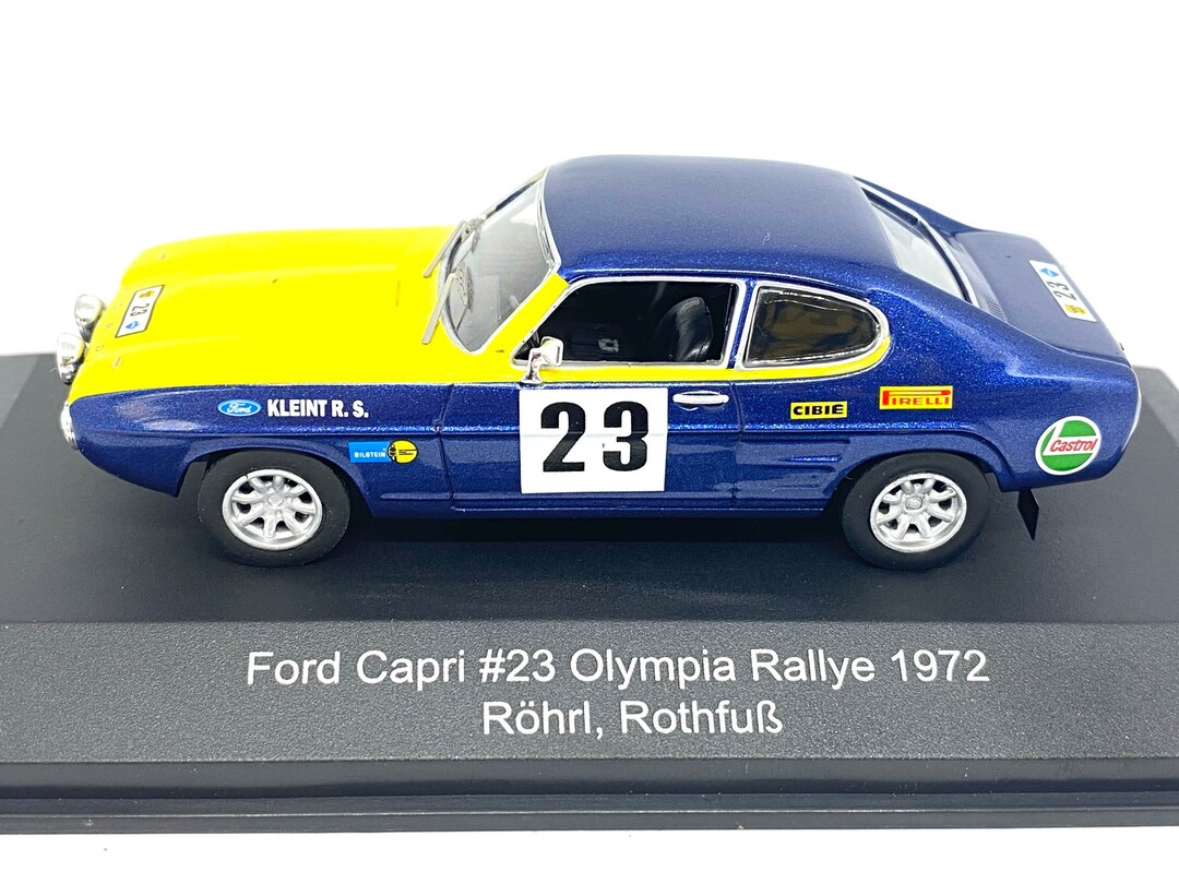 1:43 Scale CRM Classic Model Replicars Model of a Ford Capri Rally Car ...