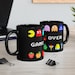 Pac Man Mug. Retro Arcade Mug, Pacman, Ghosts, Game Over, Gamer Gift ...