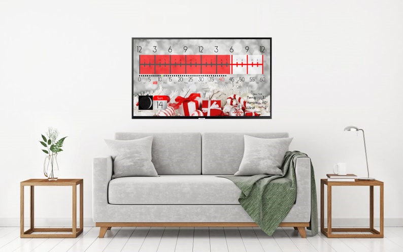 24 Hour Digital Clock, Lobby Clock, Perfect for Waiting Areas and ...